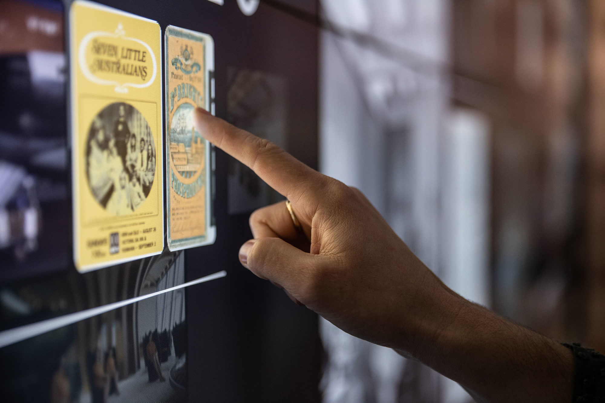 National Archives of Australia (NAA) – Multi-Screen Interactive Wall