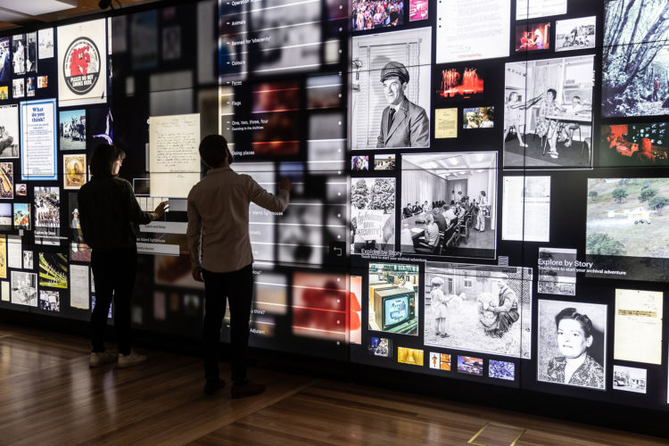 National Archives of Australia (NAA) – Multi-Screen Interactive Wall