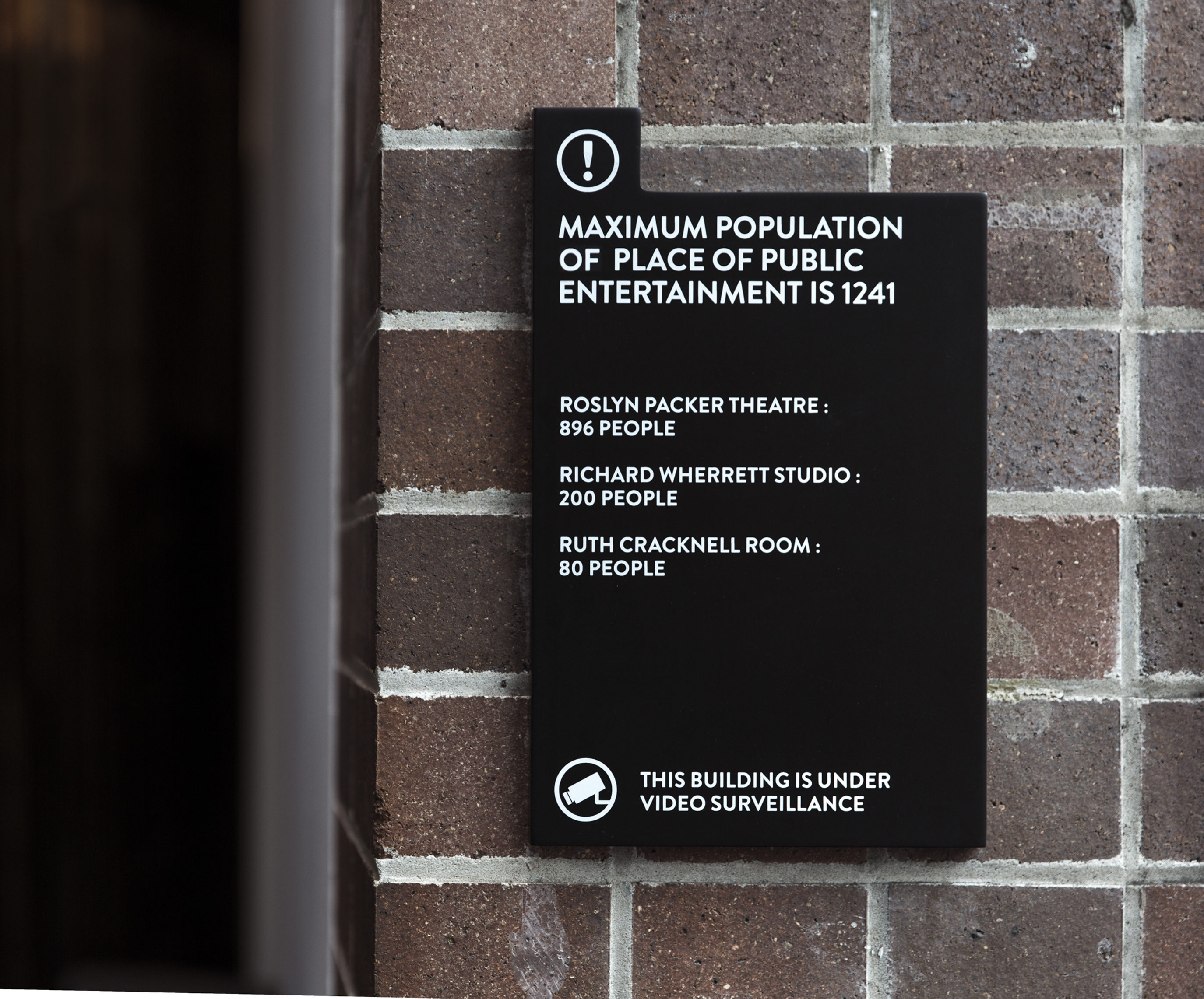 Roslyn Packer Theatre – Signage & Wayfinding