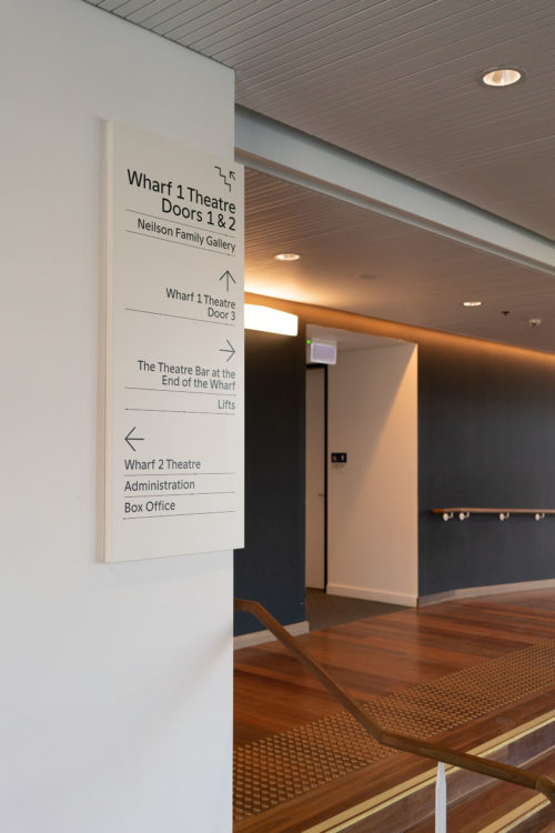 Sydney Theatre Company – Wharf Renewal Wayfinding